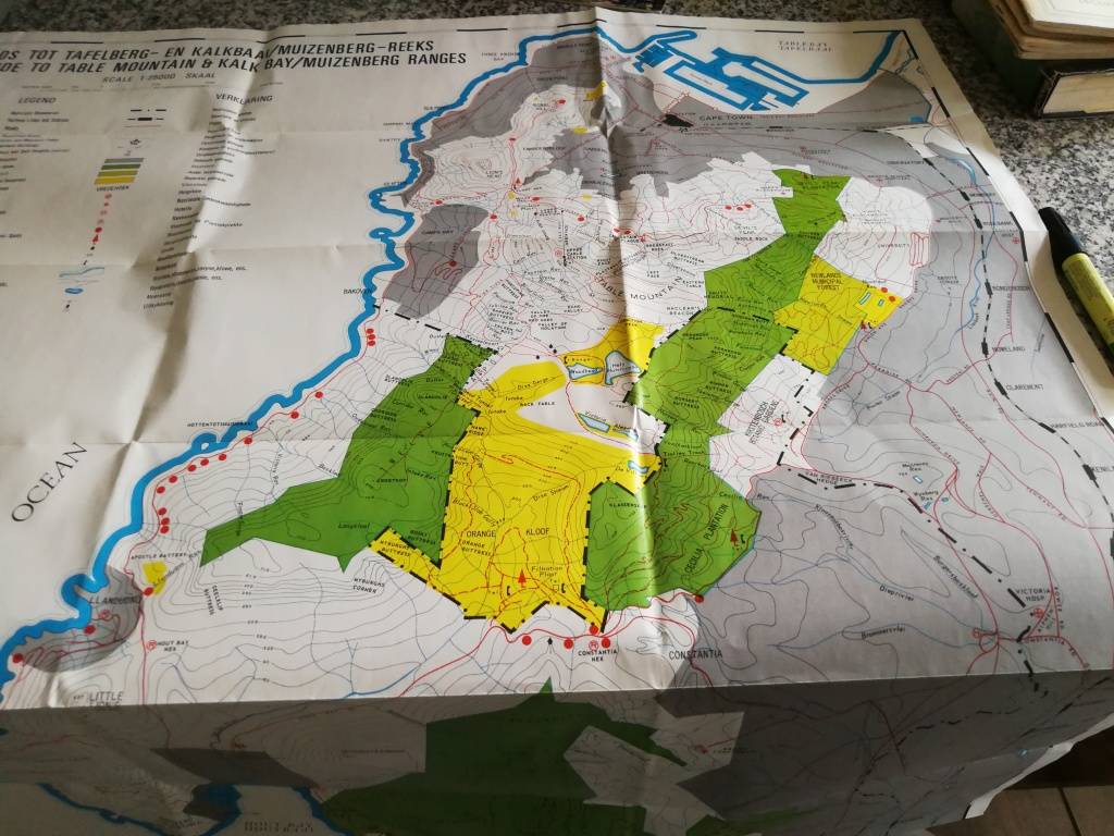 South African Travel & Geography - Map GUIDE TABLE MOUNTAIN ...