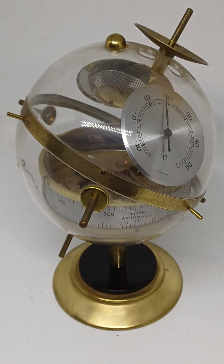 Barometers & Thermometers - WEATHER STATION /BAROMETER WEST GERMANY was ...