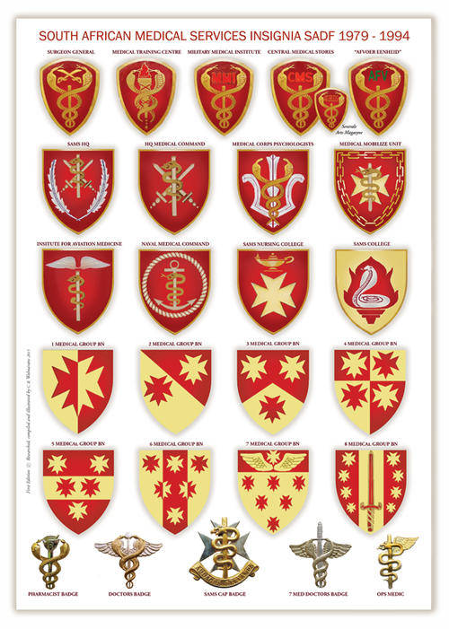 South African Army - South African Medical Services SADF 1979 - 1994 ...