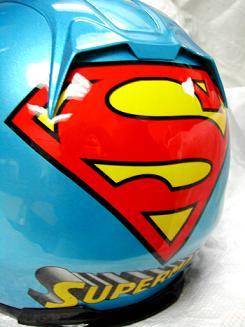 Other Motorcycle Parts - !! Stunning SUPERMAN helmet !! was listed for ...
