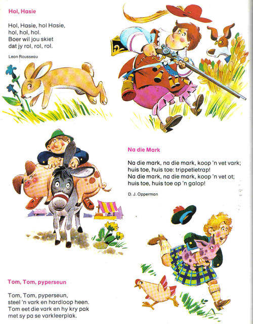 Afrikaans - 101 Rympies -- D J Opperman, P W Grobbelaar, Leon Rousseau ...