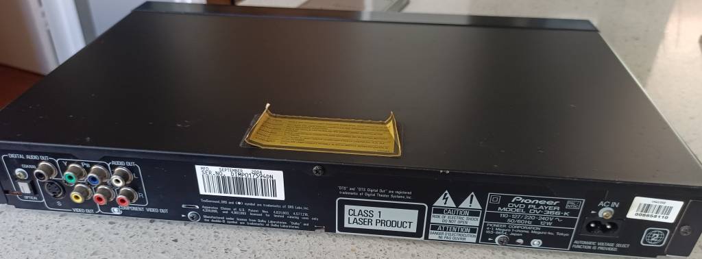 Blu-ray & DVD Players - PIONEER DV-366 DVD Player was sold for R401.00 on 17 Jan at 20:46 by ...