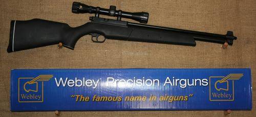 Airsoft Guns - Webley Pump .177" 960fps Air Rifle With 4 x 32 Scope was ...