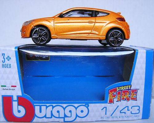 Models - Burago Diecast Model Car Hyundai Veloster 1/43 scale new in ...