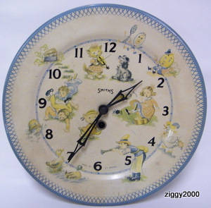 Cuckoo & Wall Clocks - Smiths (Great Britain) Vintage Tin Nursery Rhyme ...