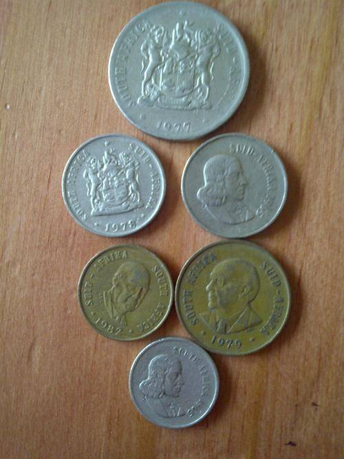 Other Republic of South Africa Coins - A NICE SET OF OLD RSA COINS: 1c ...