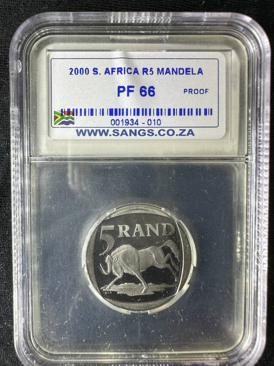 2000 R5 - 2000***Mandela Smiley***PF66***buy your coins graded was listed for 950.00 on 16 Apr ...
