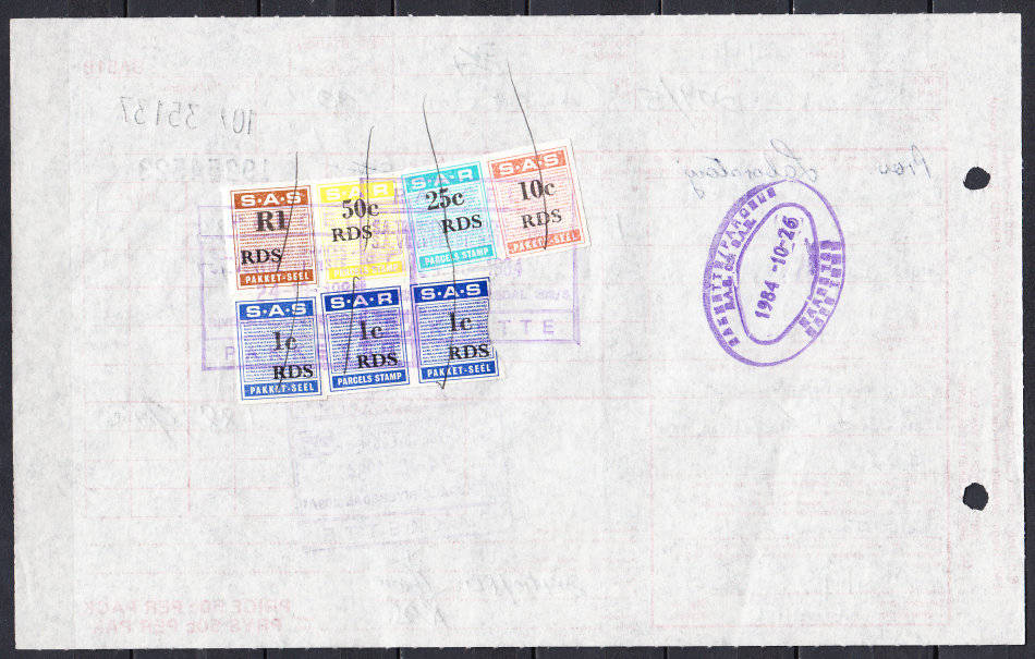 Republic of South Africa - South African Railways 1960> Waybills X14 ...