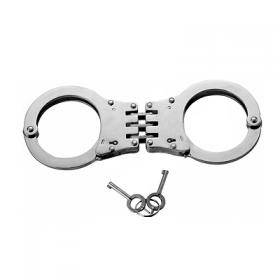 Personal Security - Stainless Steel Hinged Handcuffs Double Locking was ...