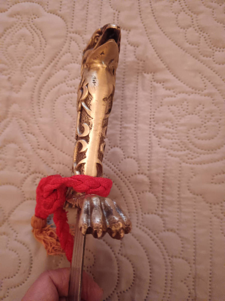 Brass - Brass Handled Eagle Machete/Sword Made by Martindale Sheffield ...