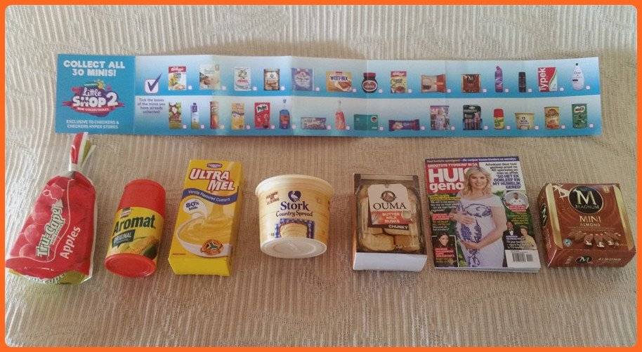 Advertising - CHECKERS MINIS - 7 DIFFERENT MINIS - SET 5 was sold for ...