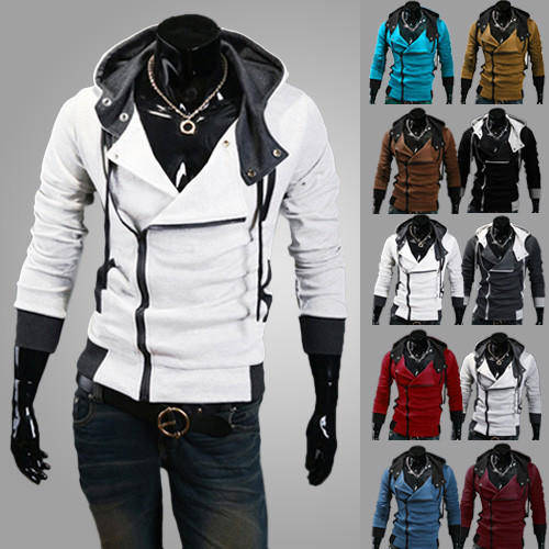 Jackets & Coats - Men's Assassins Style Hoodie 25% OFF was sold for ...