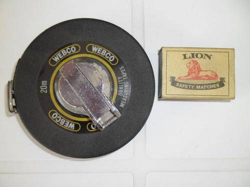 Other Africana - tools - 20m webco quality measuring steel tape was ...