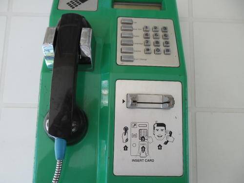 Telephones - vintage phone card telkom public phone was sold for R860 ...