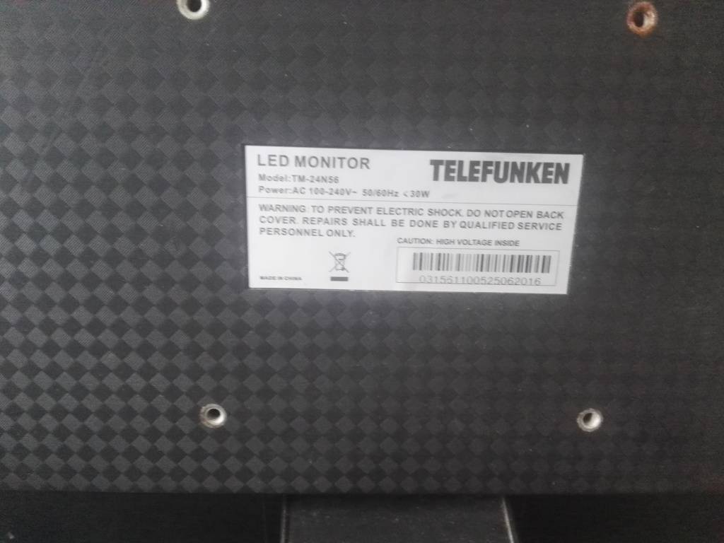 Monitors - Telefunken Tm-24N56 ,24" HDMI LED Monitor for sale in ...