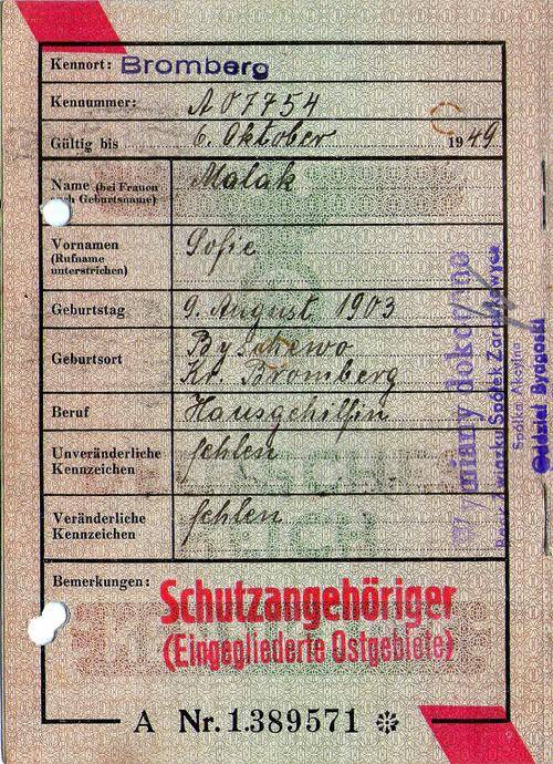 Documents & Literature - Vintage Germany ID Card - Deutsches Reich ...