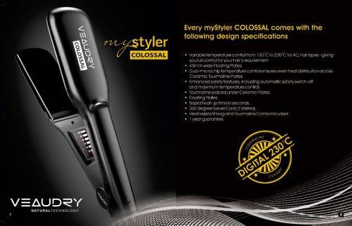 Flat Irons - Veaudry myStyler COLOSSAL Allure Collection - Free ...