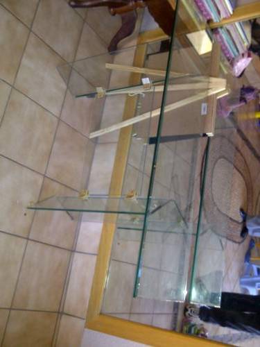 Tables - Bakos Brothers Glass Table was sold for R405.00 on 18 Jul at ...