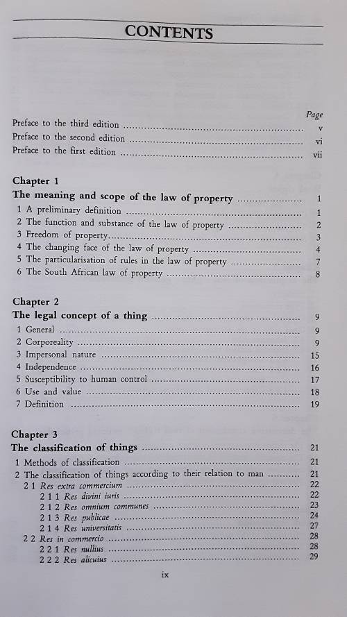 Law - Silberberg and Schoeman`s The Law of Property, third edition by D ...