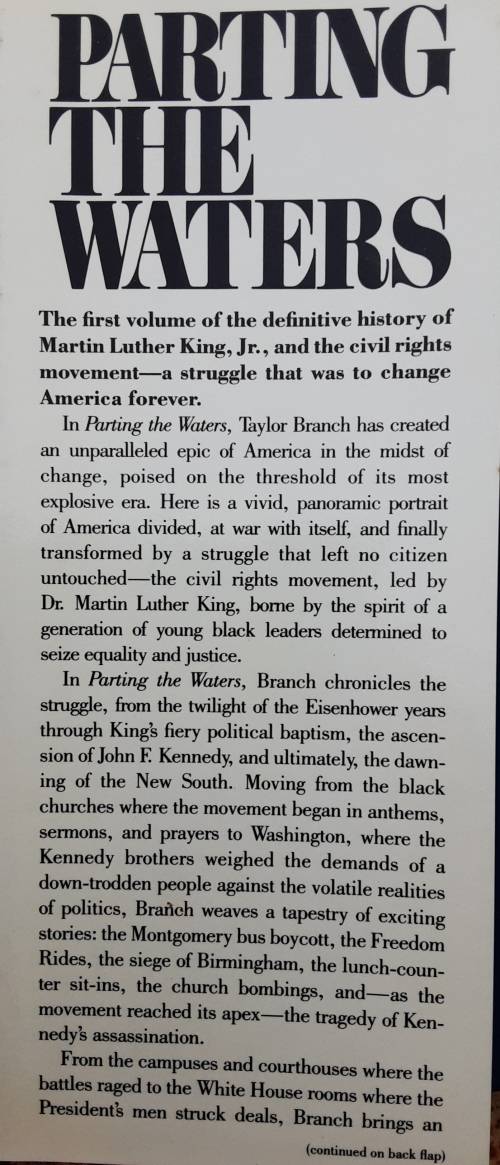 History & Politics - Parting The Waters, Martin Luther King and the ...