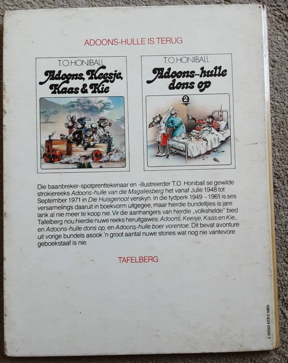 Afrikaans Fiction - Adoons-Hulle Boer Vorentoe by T O Honiball was ...