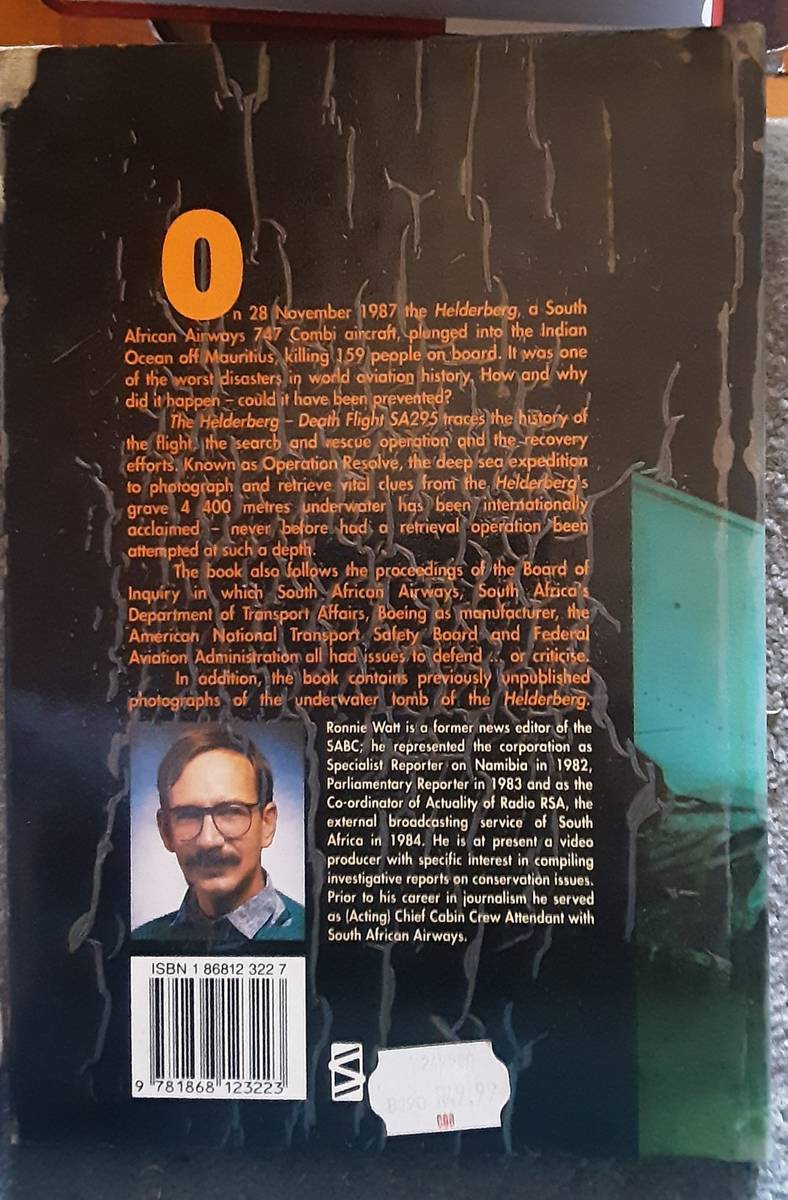 Aviation - Helderberg Death Flight SA 295 by Ronnie Watt for sale in ...