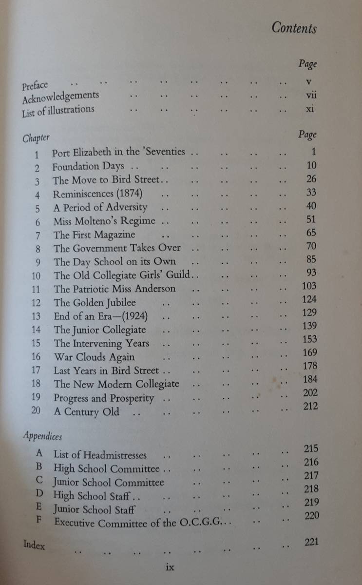 Africana - The Collegiate School For Girls Port Elizabeth 1874 1974 by ...