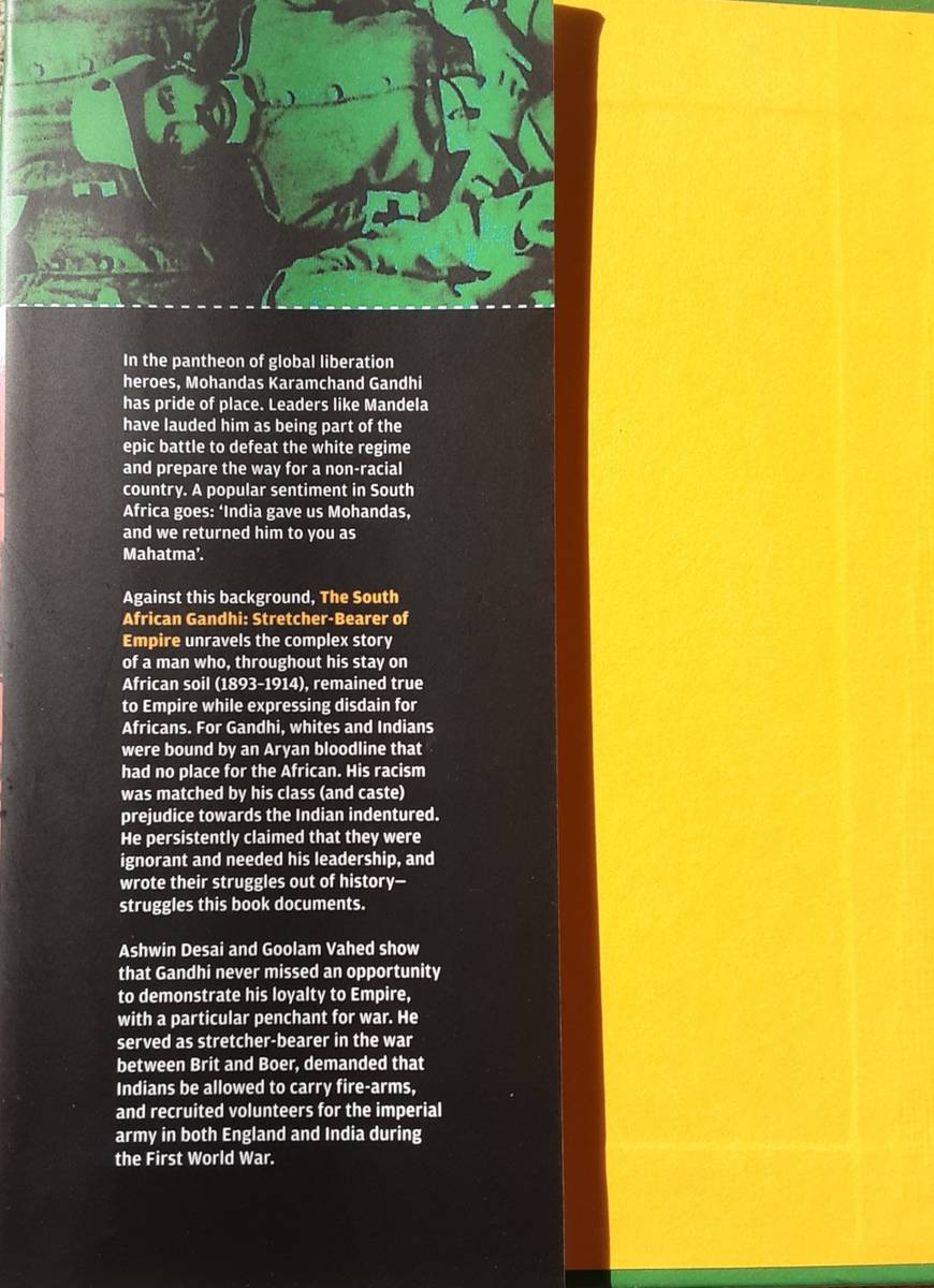 Africana - The South African Gandhi Stretcher Bearer of Empire by ...