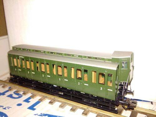 Rolling Stock - Märklin 3 Axle Coach - Hamburg - HO Scale was sold for ...