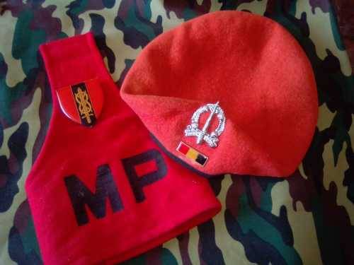 South African Army - SADF MP/PROVOST SET (FULL) BERET(INCL. BADGE ...