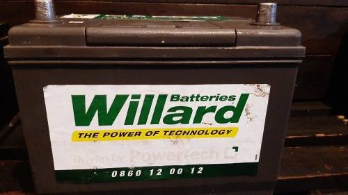 Rechargeable Batteries - Willard 638 Battery 70Ah 550A 12V- used as ...