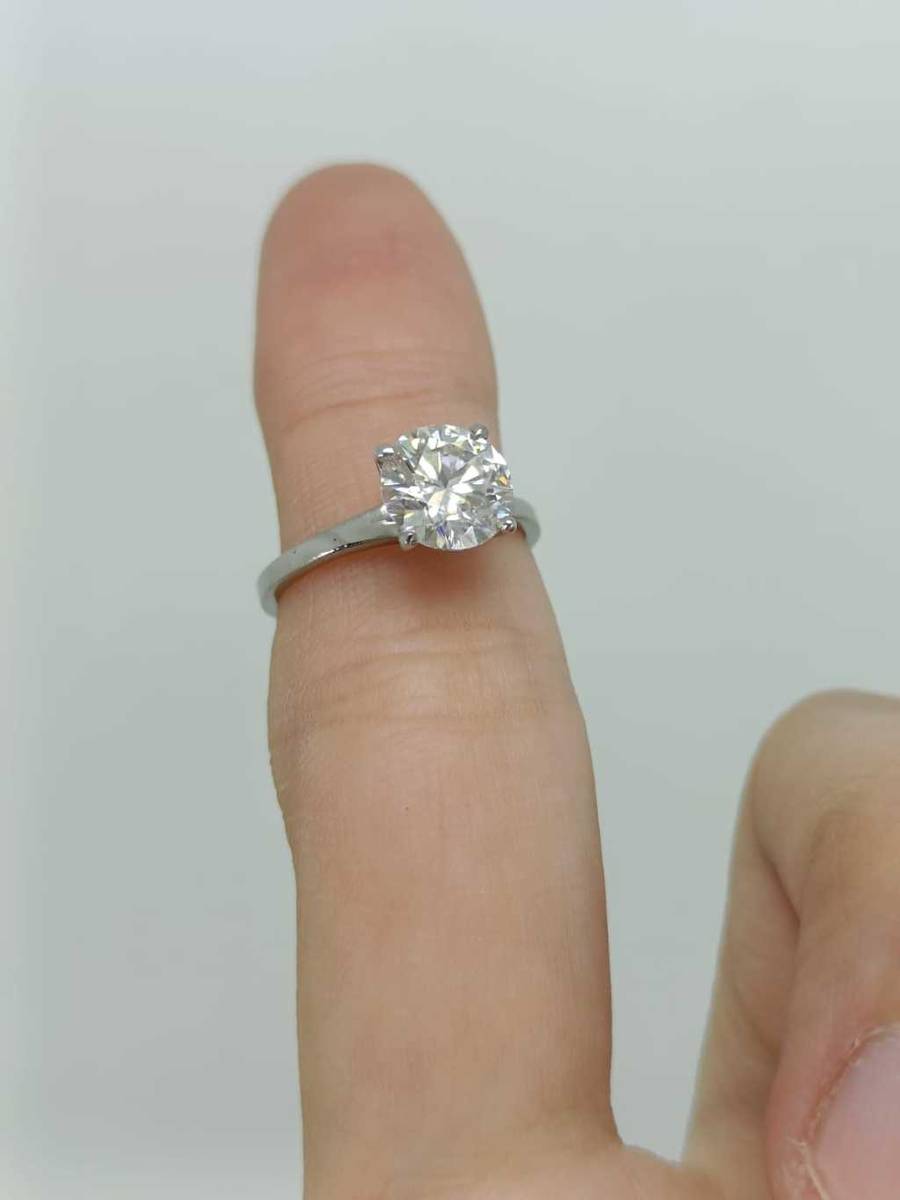 Engagement Rings - Wow!!! LATE ENTRY!!! Solid 9ct White Gold Handmade ...
