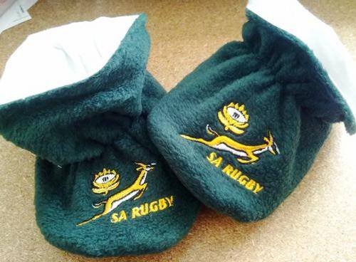 Shoes - 100% Original Springbok Rugby Baby Booties / Slippers / Slip on ...