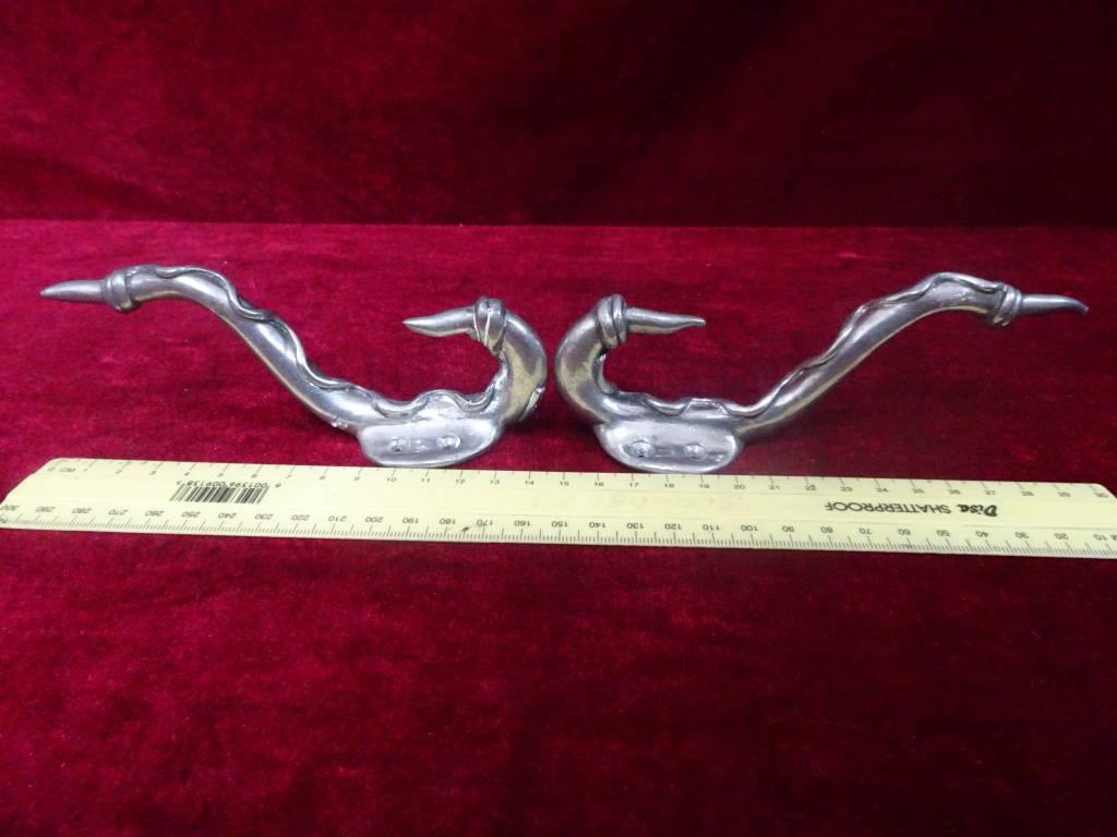 Pewter - Vintage Set Of Two Carrol Boyes Coat Hooks - Clearly Marked C ...