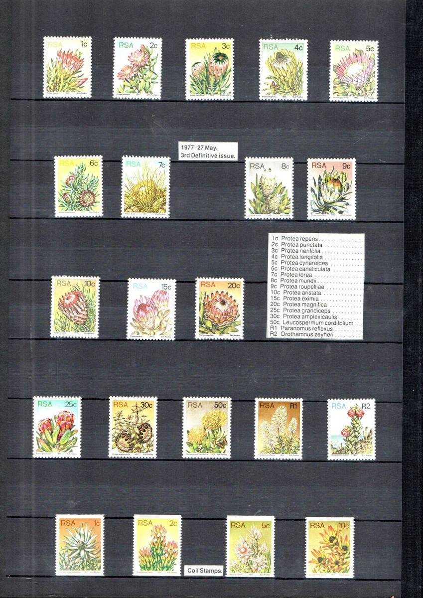 Albums - IDEAL ALBUM 2ND HAND WITH */** RSA STAMPS FROM 1961-89 (ODD ...