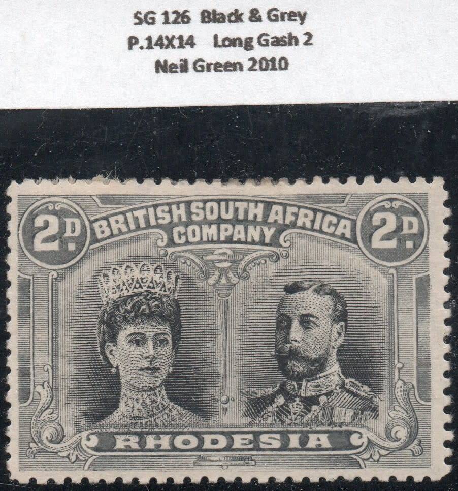 Colonial Britain - RHODESIA SG126 2d BLACK & GREY - MM for sale in Cape ...