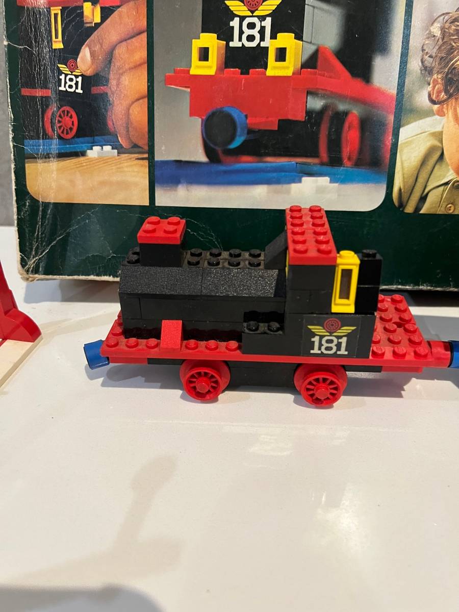 Other Antiques & Collectables - RARE VINTAGE LEGO 181 TRAIN SET IN BOX ...