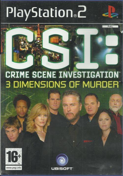 Games - CSI - Crime Scene Investigation : 3 Dimensions Of Murder (PS2 ...