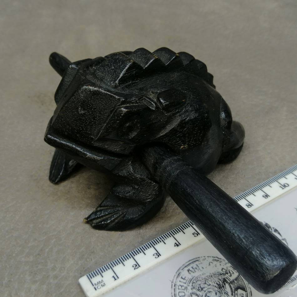 Wooden - Hand Crafted Indonesian Wooden Croaking Frog Instrument!!! was ...