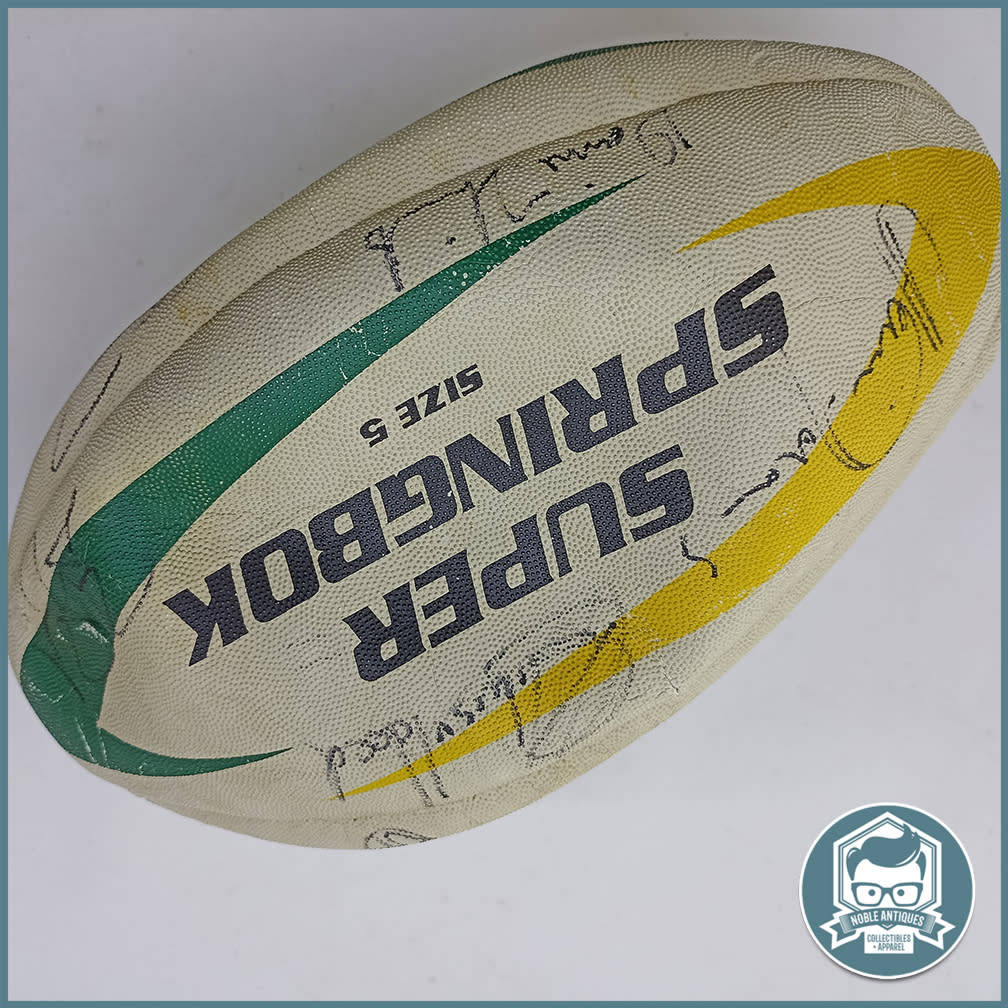 Sporting Memorabilia - Signed SA Player SA Super Springbok Rugby Ball ...