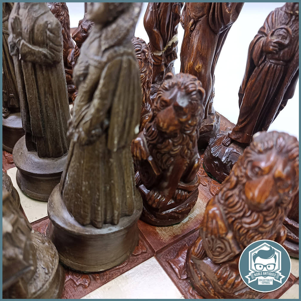 Chess, Draughts & Checkers - Large 40cm Greek and Nautical Themed Chess ...