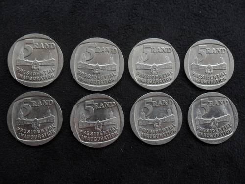 Inauguration R5 - 8x EF Union Building R5 inauguration coins, becoming ...