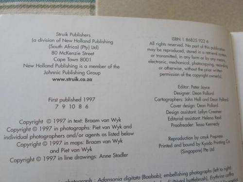 Natural Science - FIELD GUIDE TO TREES OF SOUTHERN AFRICA - BRAAM VAN ...