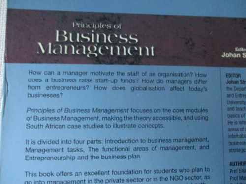 Business & Management Sciences - PRINCIPLES OF BUSINESS MANAGEMENT ...