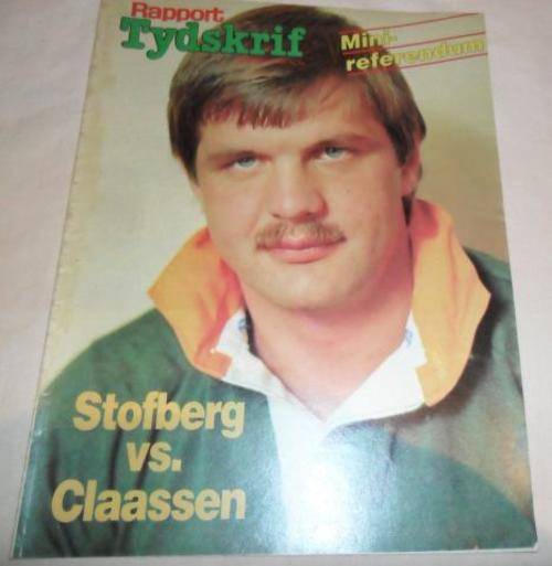Magazines - RAPPPORT TYDSKRIF 1 SEPT 1985 ( THEUNS STOFBERG , WYNAND ...