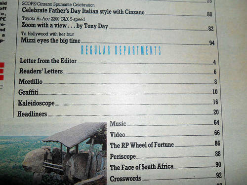 Books - SCOPE MAGAZINE 5 JUNE 1987 was sold for R30.00 on 14 Sep at 20: ...