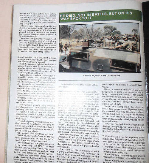 Books - SCOPE MAGAZINE 16 DECEMBER 1983 ( KOEVOET - FRANS CONRADIE ...