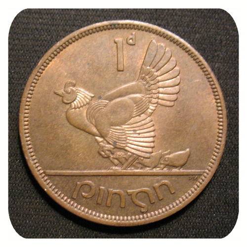 Europe - 1964 One Penny Ireland Eire Coin was sold for R1.00 on 20 Jun ...