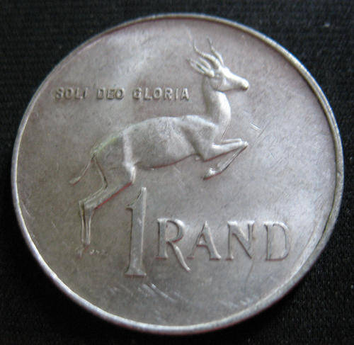 Africa - - 1966 - 1 Rand - Springbok Jan Van Riebeeck South African ...