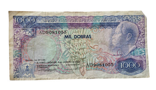 Africa - 1989 São Tomé and Príncipe 1000 Dobras Mil Dobras Note 4 ...